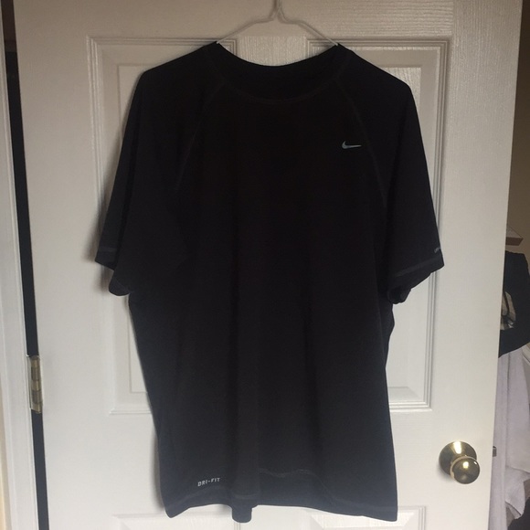Nike | Shirts | Nike Black Dri Fit Tshirt | Poshmark